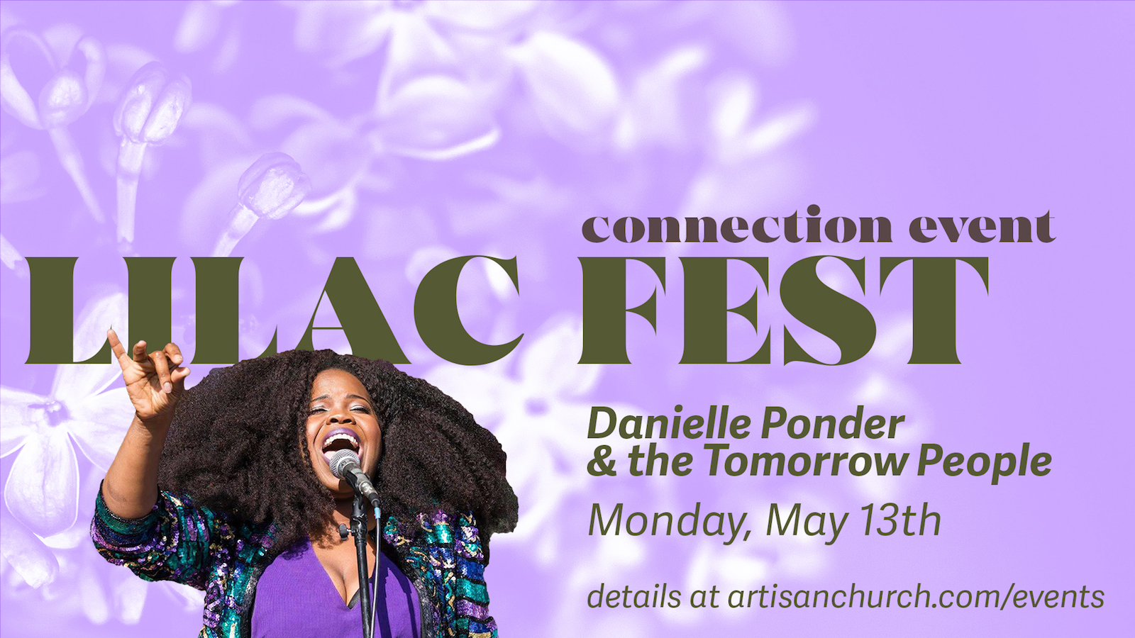 UPDATED Connection Event: Lilac Festival & Danielle Ponder – Artisan ...